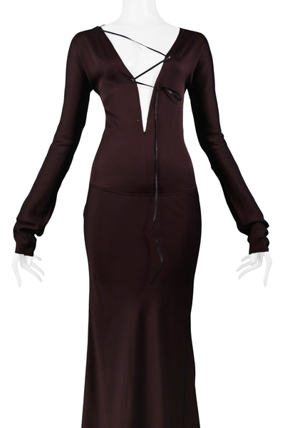 GUCCI BY TOM FORD ICONIC GOTHIC GOWN 2002